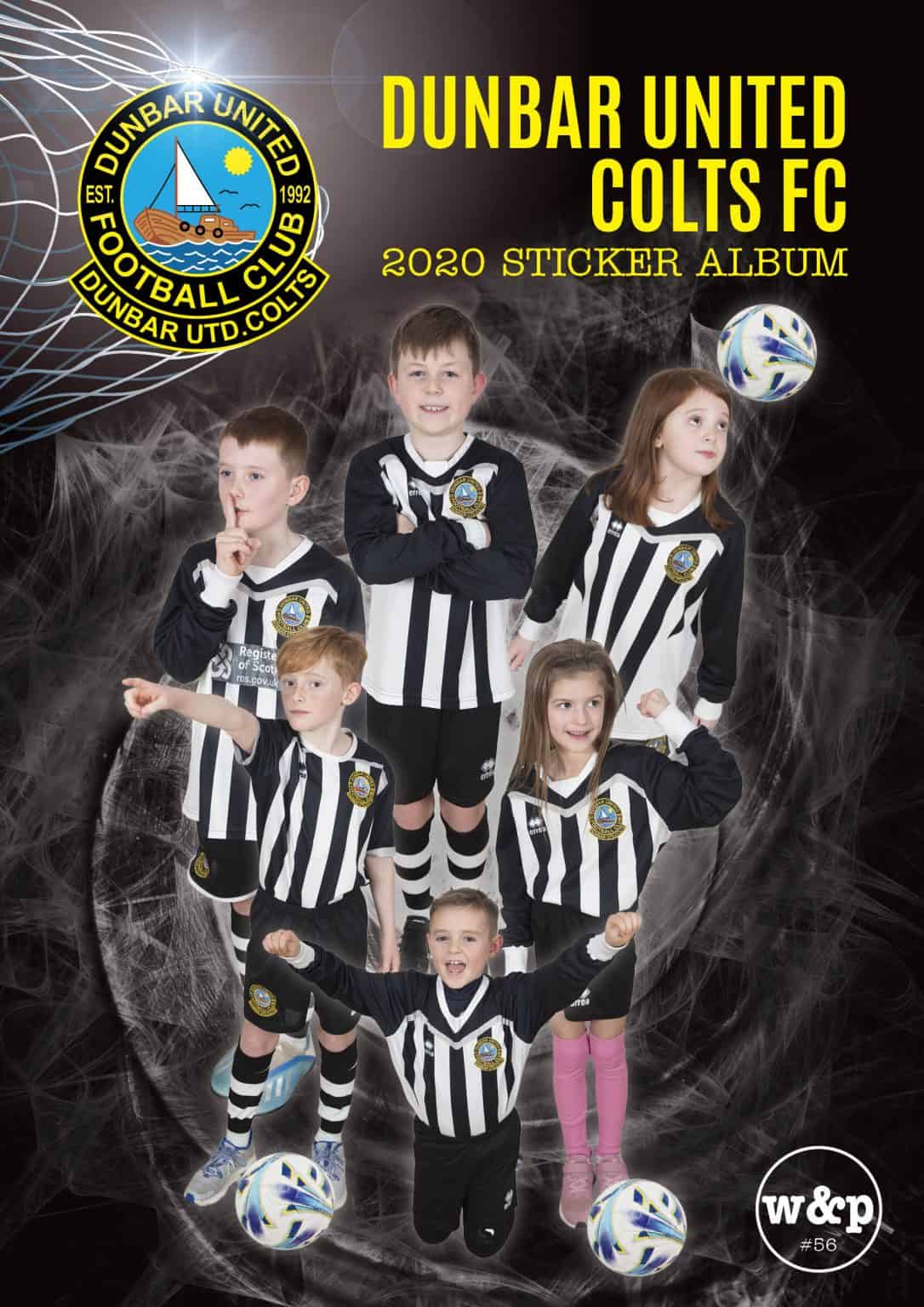 Dunbar United Colts FC 2020 Sticker Album – W&P Stickers